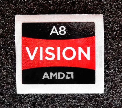 AMD A8 Vision Sticker 16.5 x 19.5mm APU A Series Case Badge USA Seller ...