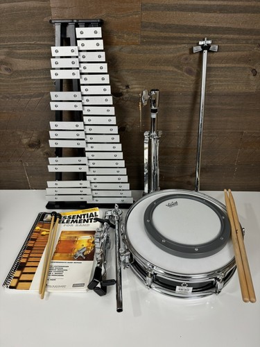 Pearl Student Percussion Combo Kit with Snare Drum, Bells, Stand, Pad ...