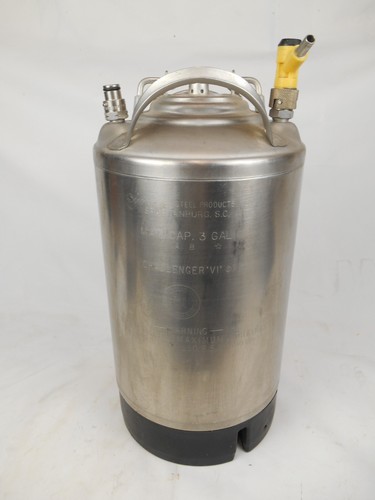 Spartanburg Challenger VI Soda/Beer Keg Stainless 3 Gallon | eBay