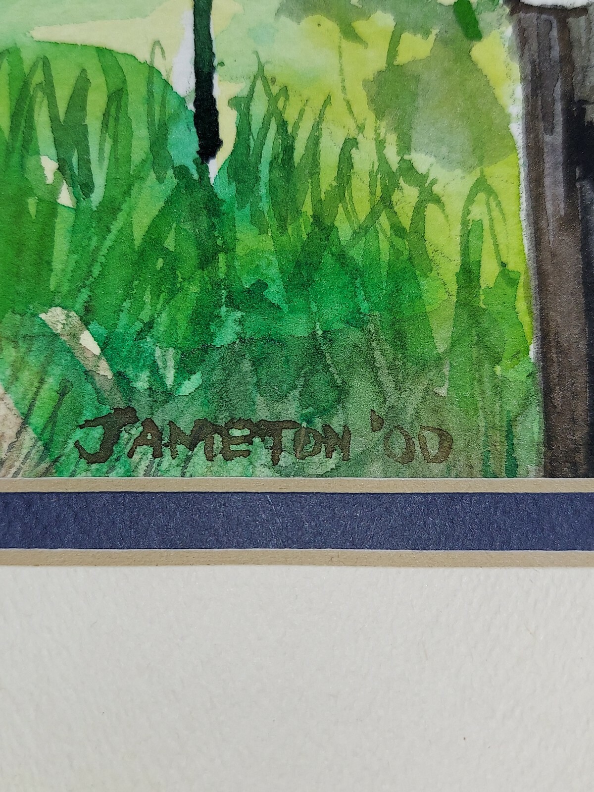 John P. Jameton Signed Original Watercolor Framed 11" x 14" | eBay