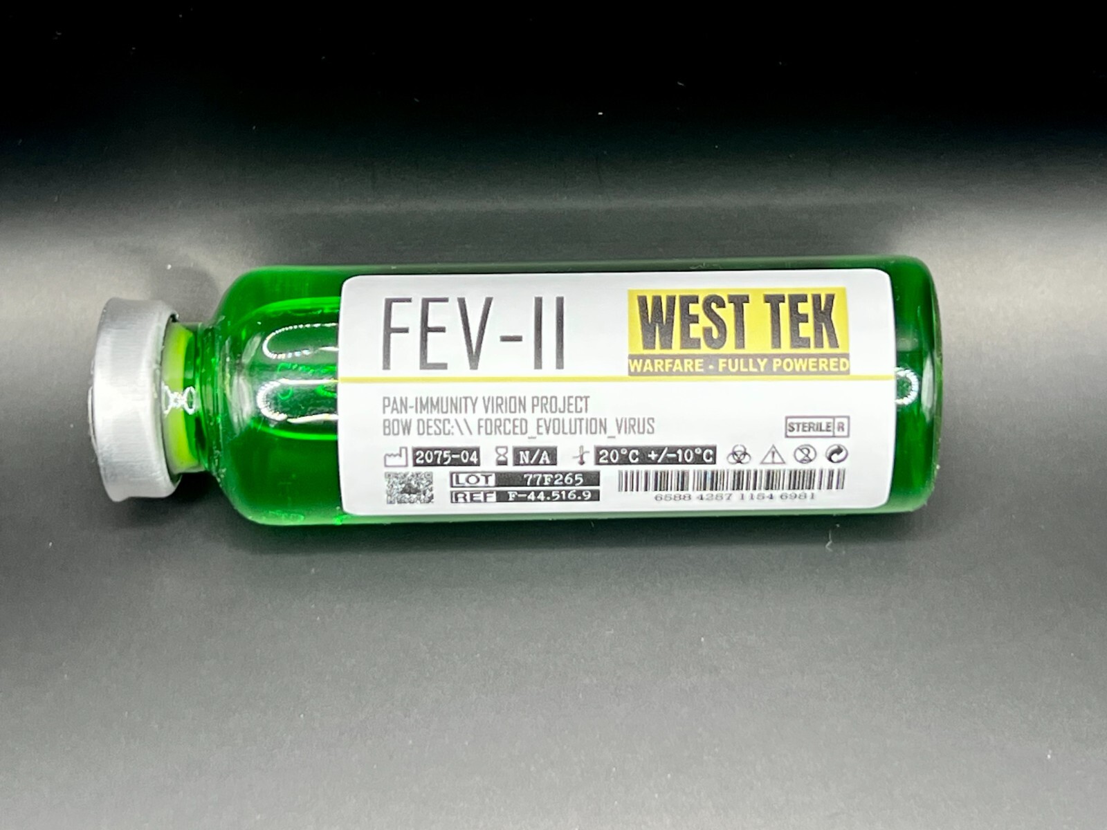 Fallout Style Lab Sample Vial Prop - Rad Away, Not Food, Blood Pack ...