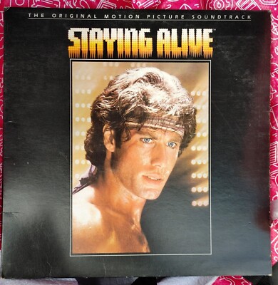STAYING ALIVE OMP Soundtrack LP Vinyl 1983 The Bee Gees | eBay