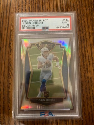 2020 Panini Select Justin Herbert Silver Prizm Rookie Card no. 144 | eBay