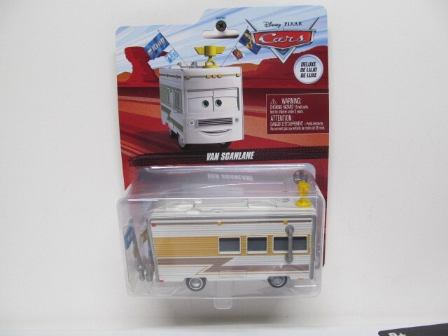 Disney Pixar Cars Deluxe RV Van Scanlane 1:55 Mattel