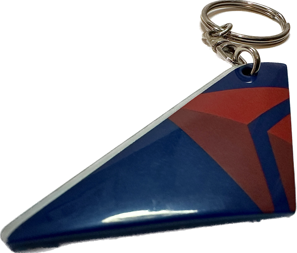 Delta Airlines Airplane Tail Keychain Key Ring | eBay