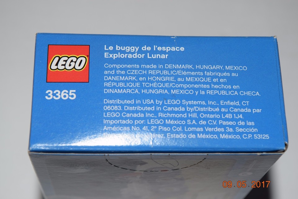 Lego 3365- City Space Moon Buggy-5+,37 pcs-Sealed-Retired - 3367/3368 ...
