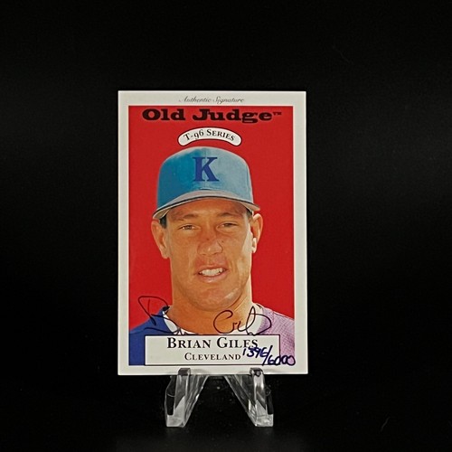 Brian Giles 1996 Signature Rookies Old Judge Signatures #11 AUTO /6000 ...