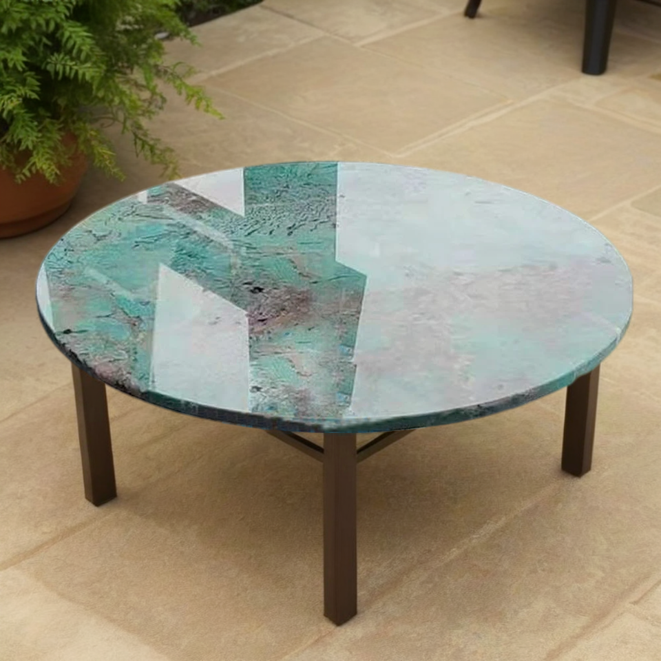 Natural Stone Amazonite quartz Coffee Table /Wall Slabs/Tiles ...