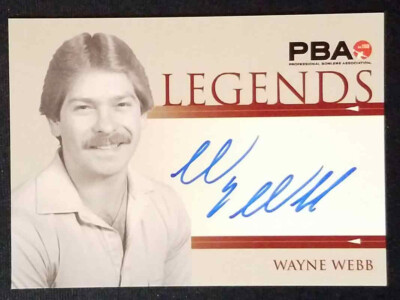 2008 Rittenhouse PBA Wayne Webb Legends Auto Bowling NM-MINT | eBay