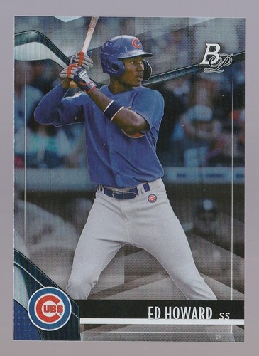 ED HOWARD 2021 Bowman Platinum PROSPECT CHICAGO CUBS Baseball Card #TOP ...