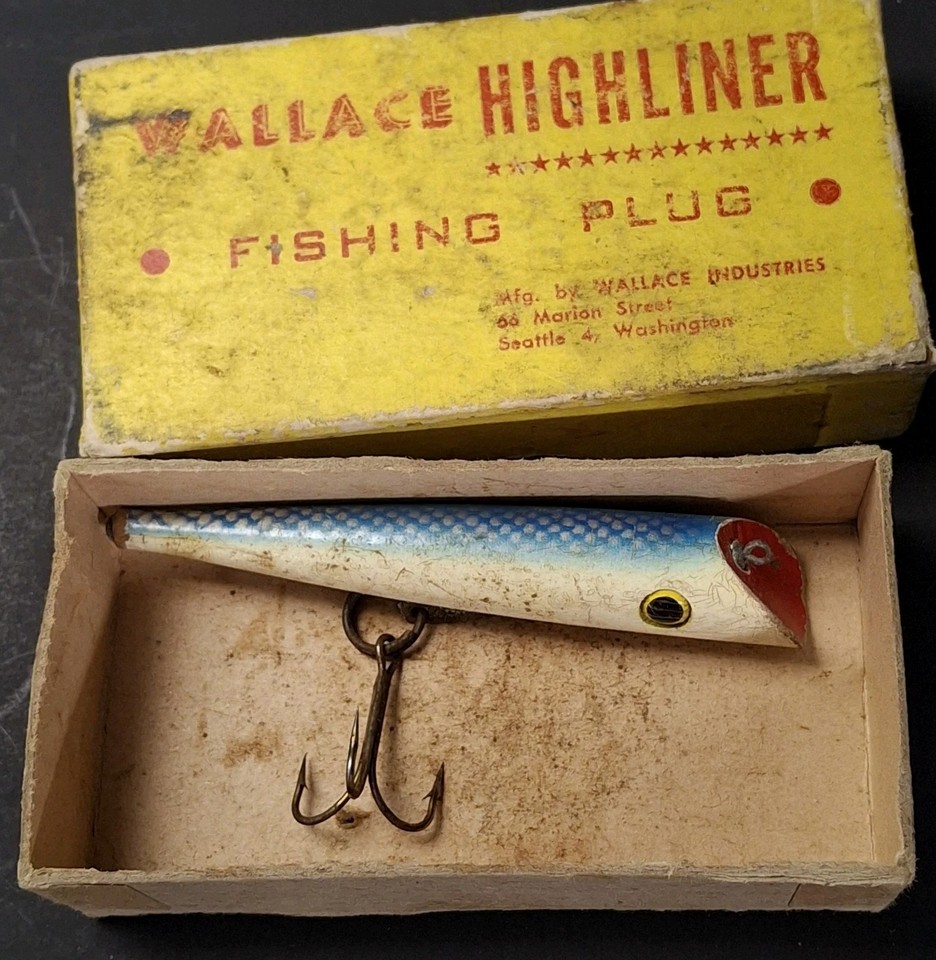 Mixed Lot of Lures Flatfish,Wobber,Spoon Helin, Lucky Louie,Salmon Plug ...