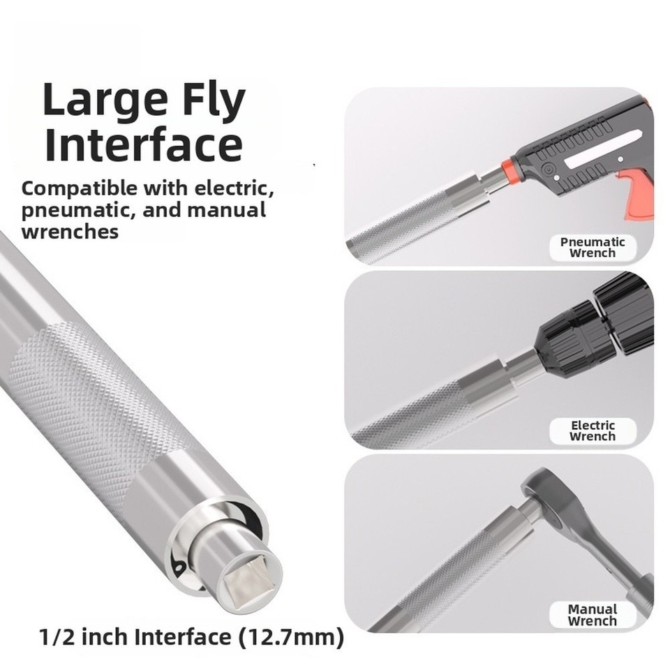 12 Inch 72 Tooth Ratchet Wrench Extended Handle for Tight Space Access ...