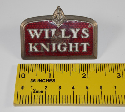 Rare 1928-1929 Willys Knight Automobile Radiator Emblem Brass Car Hood ...
