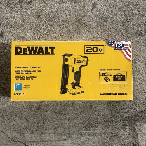 Dewalt DCN701D1 20V MAX Lithium-Ion Cordless Cable Stapler 2.0Ah Battery Charger | eBay
