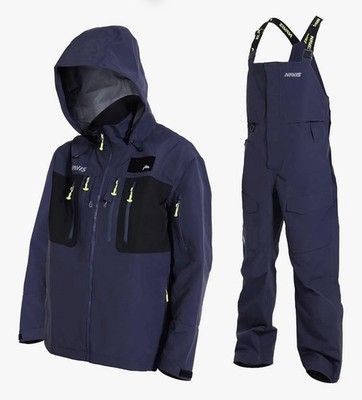 Men’s 3L-Gore Pro-Tex Waterproof Fishing Jacket & Bib Pants Set Size ...