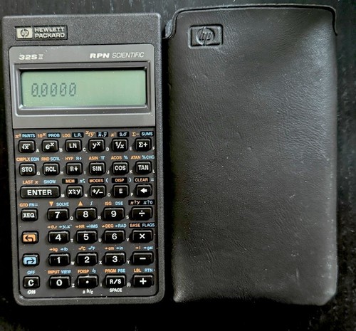 Hewlett Packard HP 32S II RPN Scientific Calculator with Case Very ...