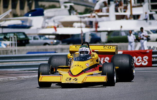 F1 Jean Pierre Jarier Drives The Ats Racing Team Ford Cosworth Old ...