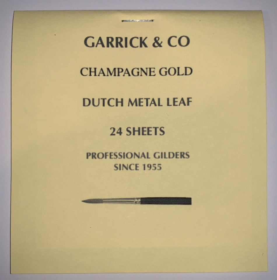 GARRICK & CO. 240 SHEETS 10 LOOSE LEAF BOOKLETS. CHAMPAGNE GOLD DUTCH ...