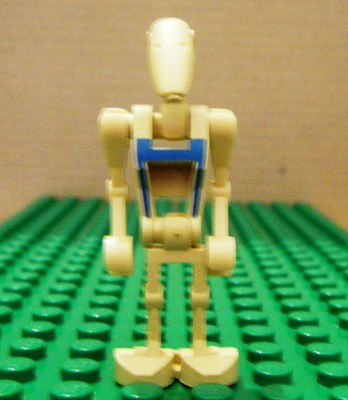 LEGO STAR WARS MINI BATTLE DROID, TAN TORSO, BLUE INSIGNIA – NEW | eBay