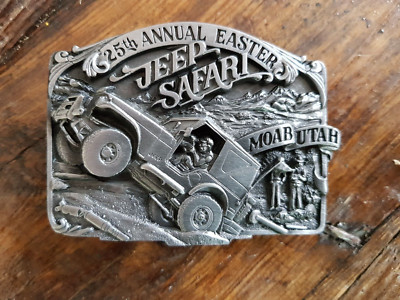Siskiyou Vintage 1990 25th Annual Easter Jeep Safari Moab Utah Belt ...