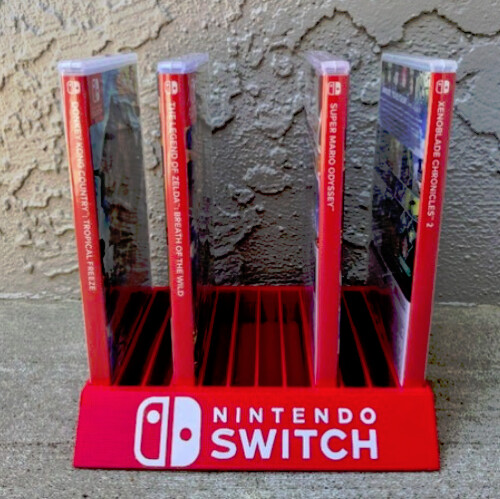 Nintendo Switch Game Case Holder Stand Holds 12 Game Cases | eBay Australia