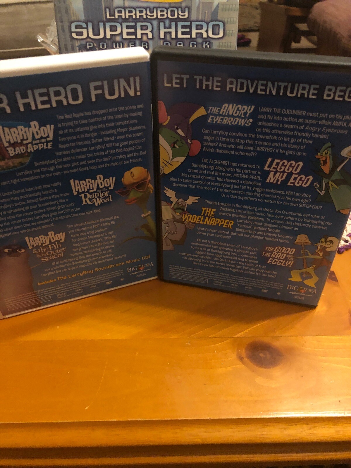 Veggietales - Larryboy Superhero Power Pack (2 DVD + 1 CD Set, 2012) LN ...