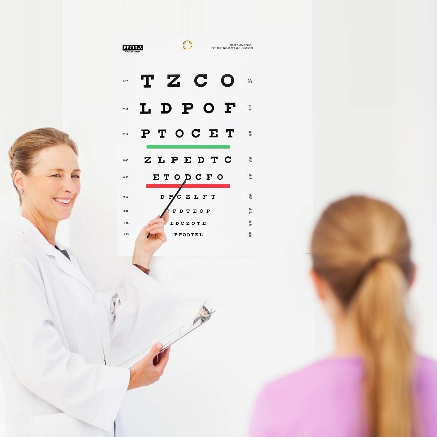 Eye Chart Snellen Eye Chart Wall Chart | Grelly USA