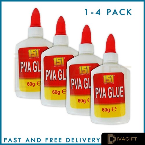 PVA Glue bottles Washable Safe Multipack School Art Craft Home Office ...