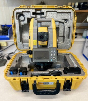 TOPCON GT-605 ROBOTIC TOTAL STATION, SURVEYING & CONSTRUCTION MAGNET ...