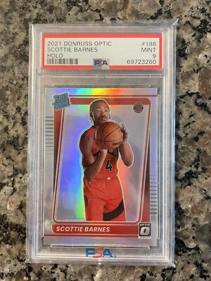 2021 SCOTTIE BARNES DONRUSS OPTIC HOLO RATED ROOKIE PSA 9 | eBay