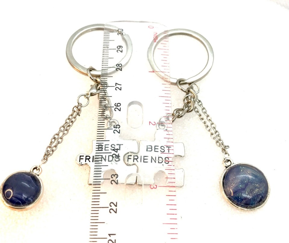 Handmade Key chain key rings charm unique gift idea wearable art ...