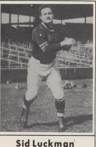 1977 Touchdown Club - Sid Luckman #10 for sale online | eBay