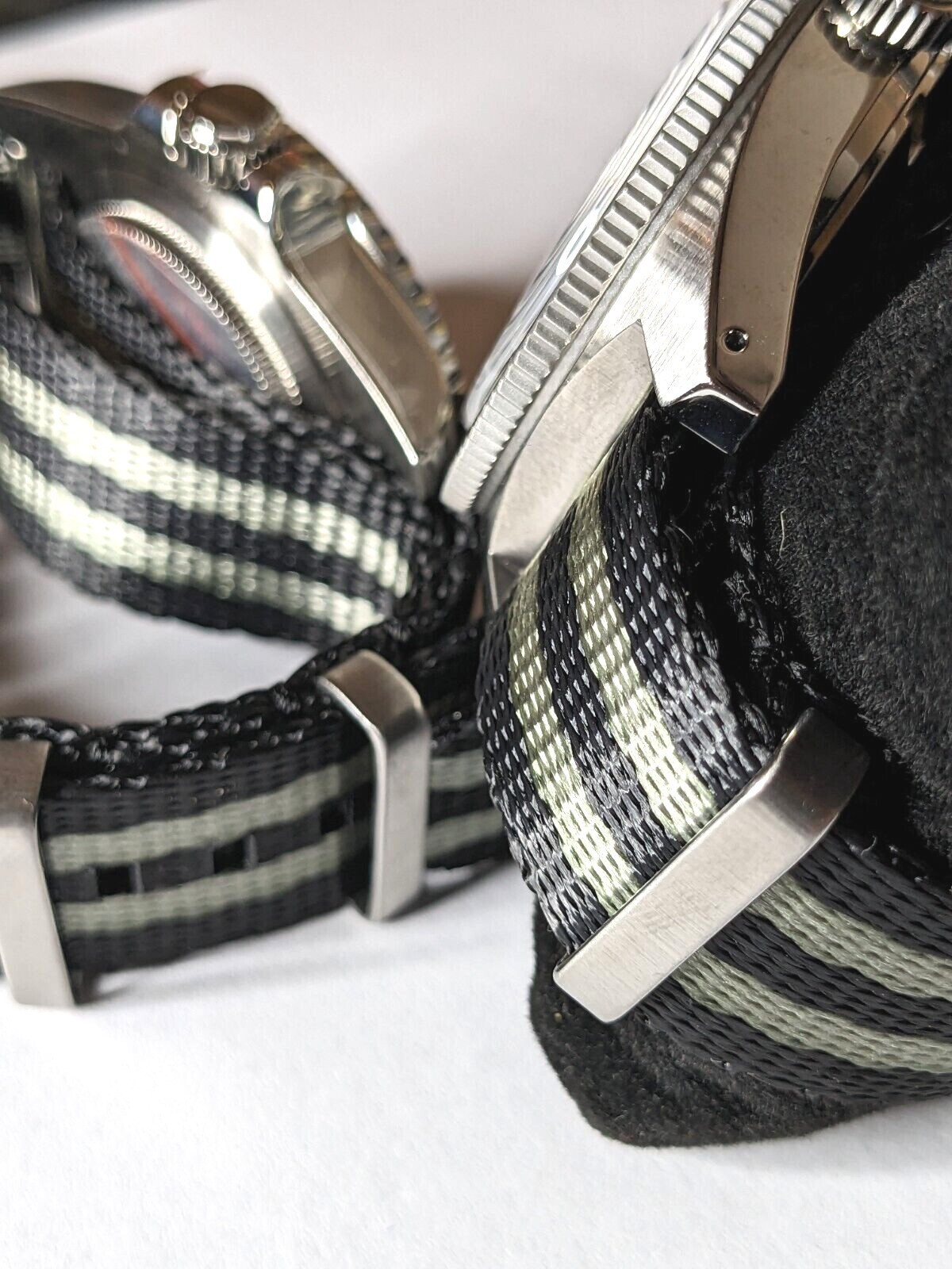 NATO Strap 007 Bond Spectre Colours - Best Quality 18 / 20 / 22mm - 3 buckle | eBay