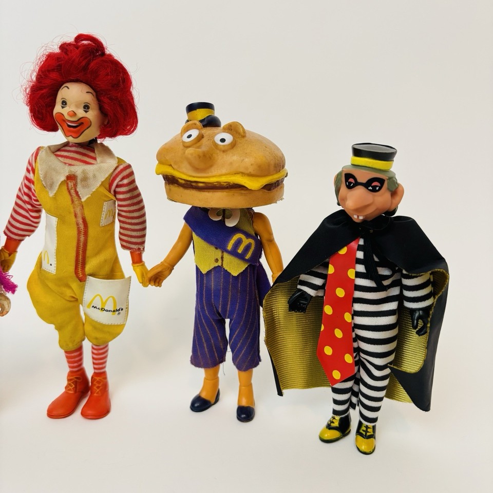 Remco McDonald’s Ronald Hamburglar Big Mac Captain Crook McCheese 1976 ...