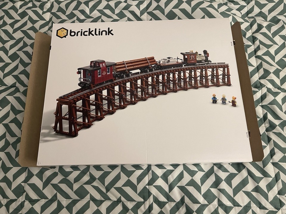LEGO BrickLink 910035 Logging Railway – Complete w/ Box & Instructions ...