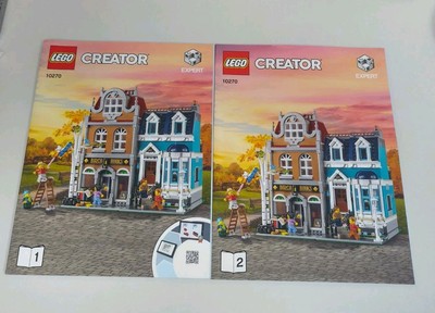 Lego Creator Modular Buildings Bookshop Instruction Manual for Set ...