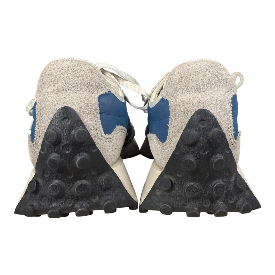 New Balance 327 Intelligent Choice Gray Blue Black Suede Shoes Men’s ...