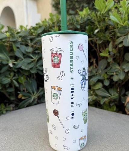 Starbucks X Roller Rabbit Stainless Steel Tumbler Cup Holiday Christmas ...