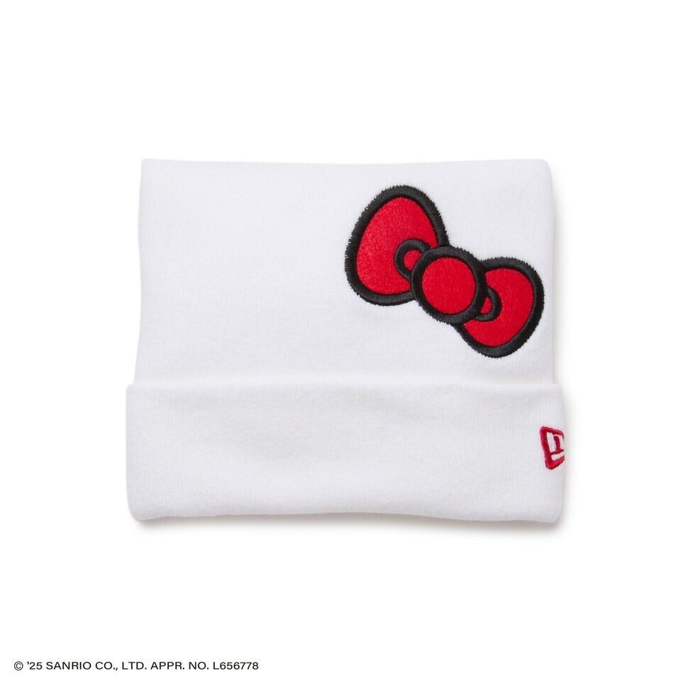 New Era Square Knit Cap HELLO KITTY Collaboration Ribbon New Era Square Knit Cap HELLO KITTY Collaboration Ribbon