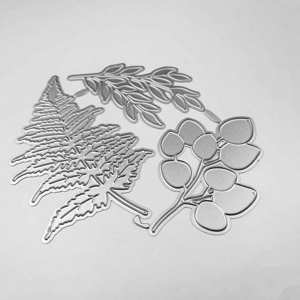 Autumn Fern Leaves Metal Cutting Dies Scrapbooking Card Making Craft | eBay