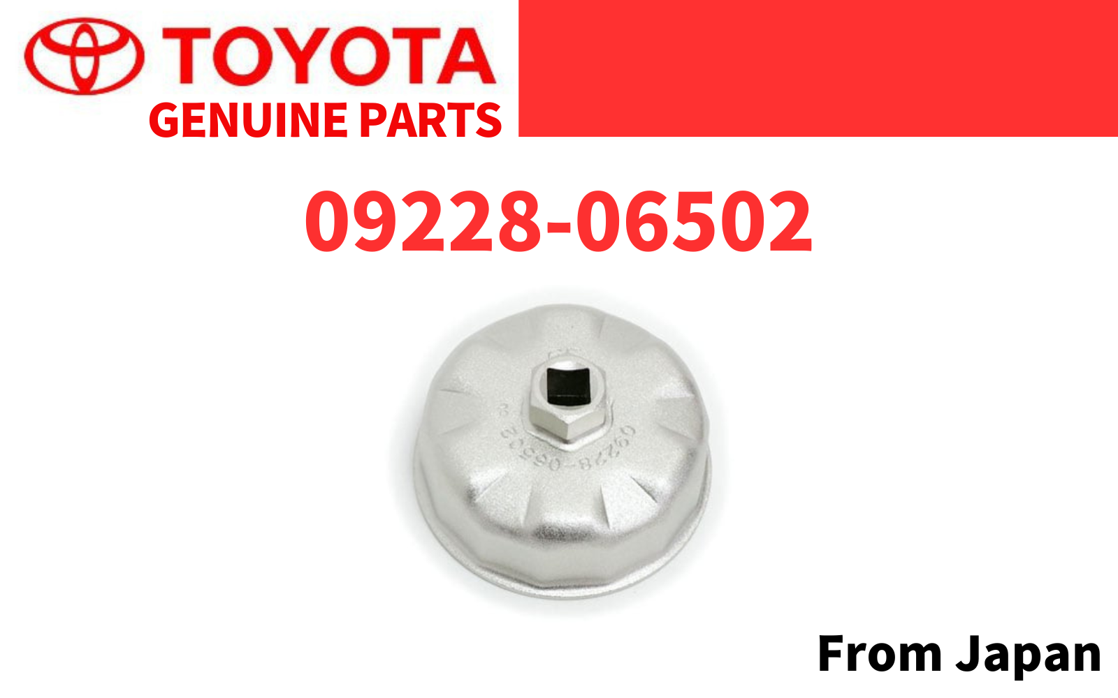 Toyota Genuine Land Cruiser VDJ200 Oil Filter Removal Tool Wrenc 09228 ...