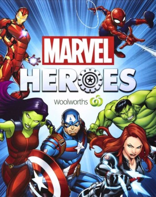 WOOLWORTHS • MARVEL HEROES • COLLECTABLE DISCS • PICK & CHOOSE • PACK ...