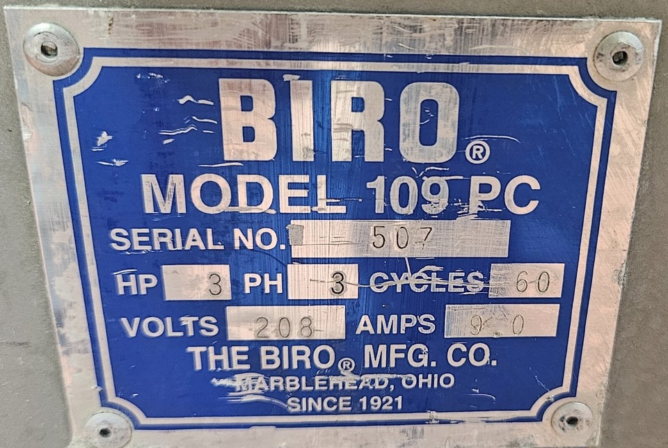 Biro 109PC Automatic High Production Commercial Meat Deli Cheese Slicer ...