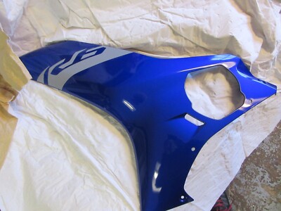 yamaha R6 BN6 NEW original LH blue middle fairing panel | eBay UK