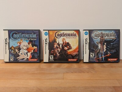 Castlevania Nintendo DS Lot - Order Ecclesia Dawn Sorrow Portrait Ruin ...