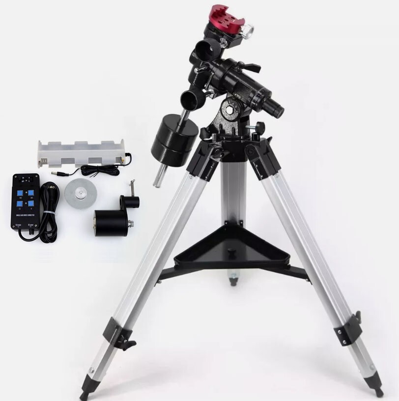 EQ4 Equatorial Mount with motor for telescope tripod pole axis dovetail ...