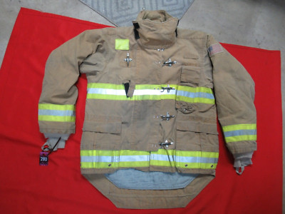MORNING PRIDE DRD 42 x 29/35 x 34 Firefighter Turnout Bunker Gear COAT ...
