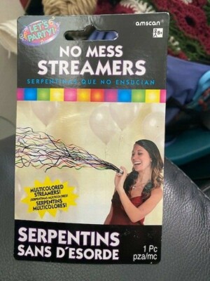 No Mess Streamers Jewel Tones New Year Party New!!! | eBay