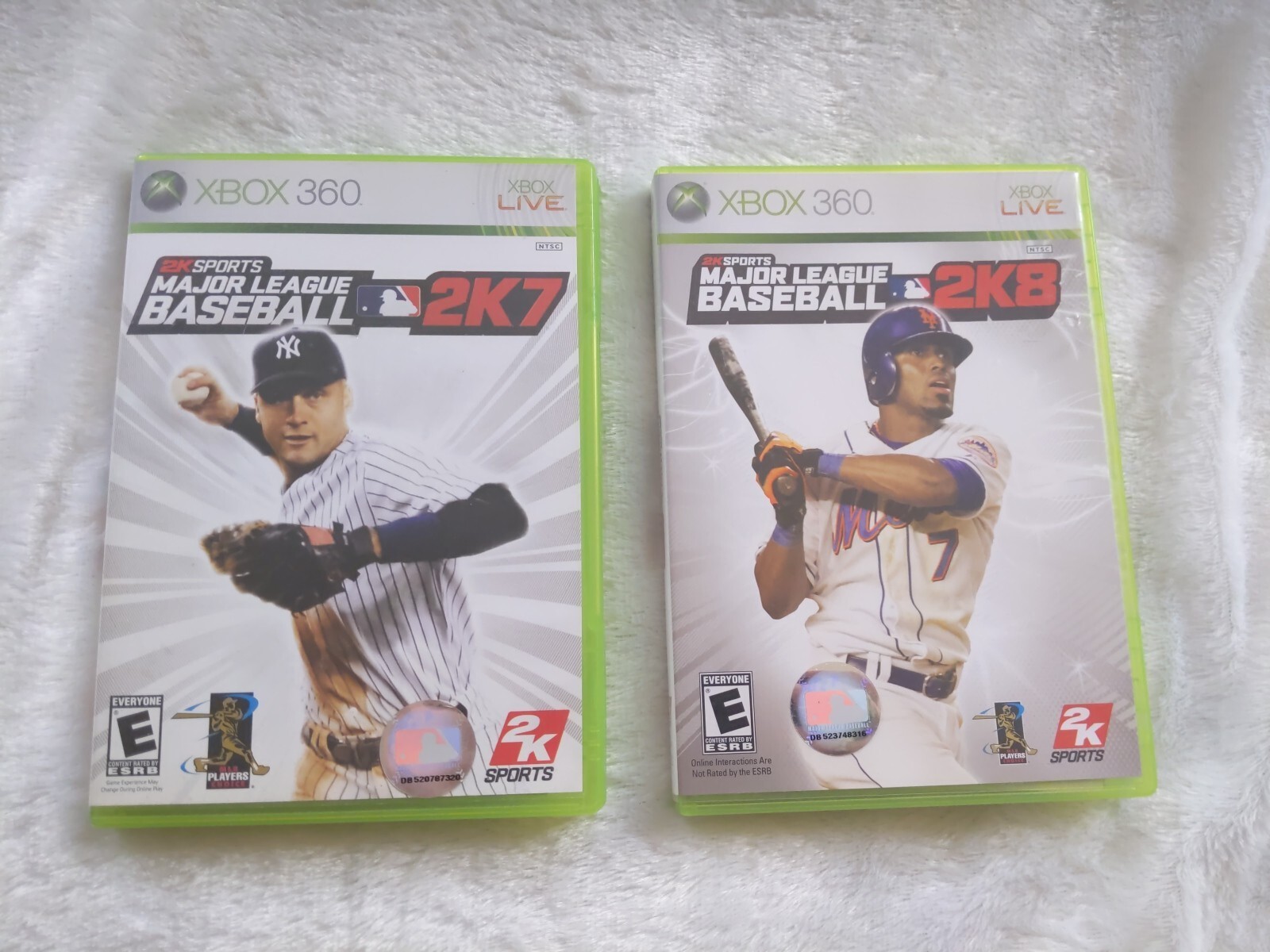 Lot of 2 Major League Baseball 2K7 & 2K8 - Xbox 360 Complete With ...