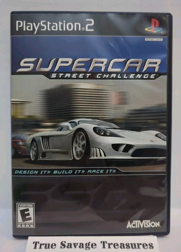 Supercar Street Challenge (Sony PlayStation 2, 2001) Black Label, PS2 ...